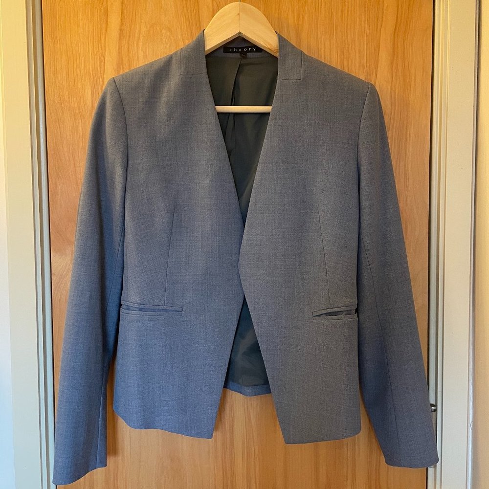 Blue/Grey Theory Blazer - Gem